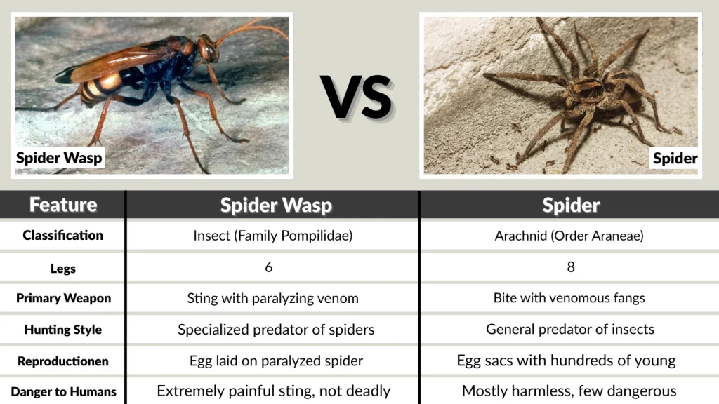 Spider Wasp vs Spider: Behavior, Battles, and Survival