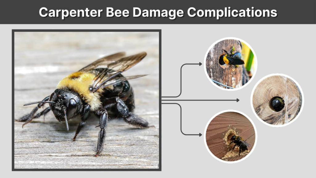 Carpenter Bee Damage Identification Prevention And Repair
