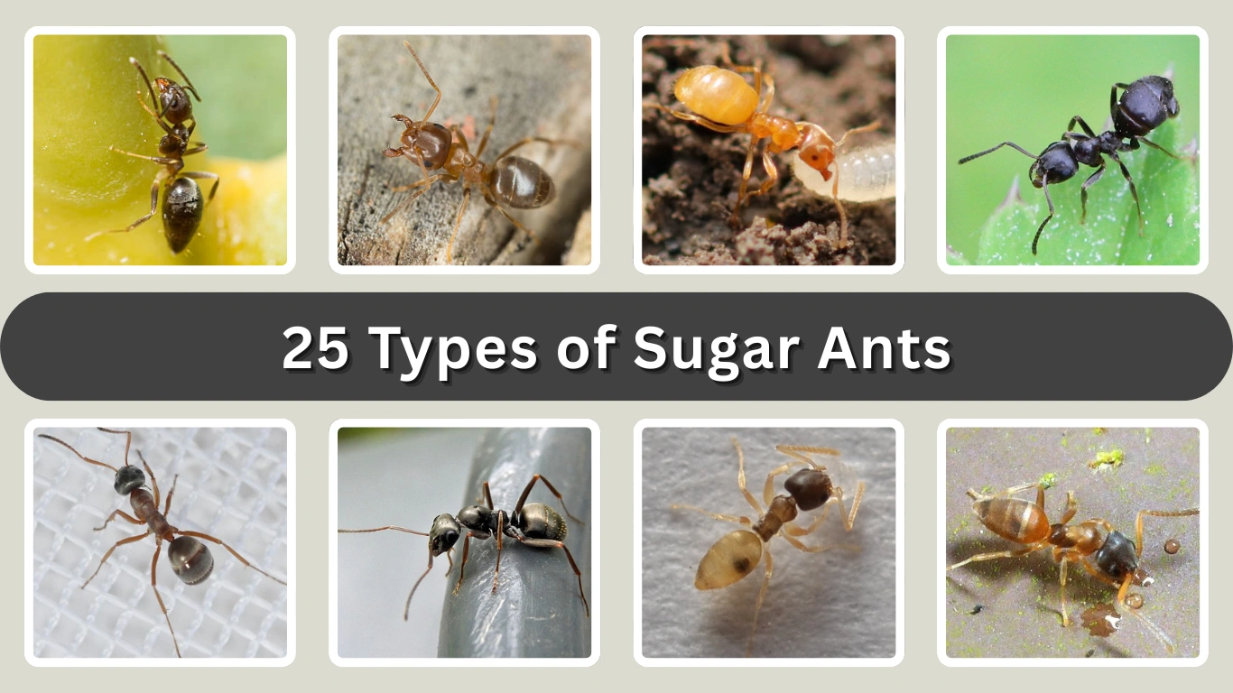 25 Types of Sugar Ants: Identification with Picture