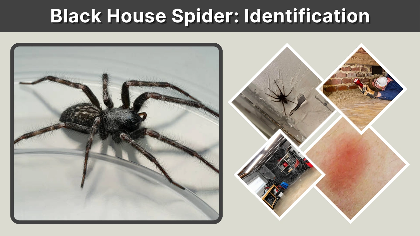 Black House Spider: Identification, Size, Bite & Facts