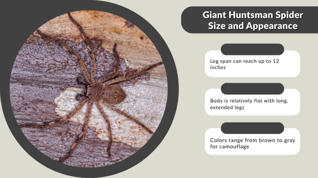 Giant Huntsman Spider: Size, Bite, Habitat and Facts